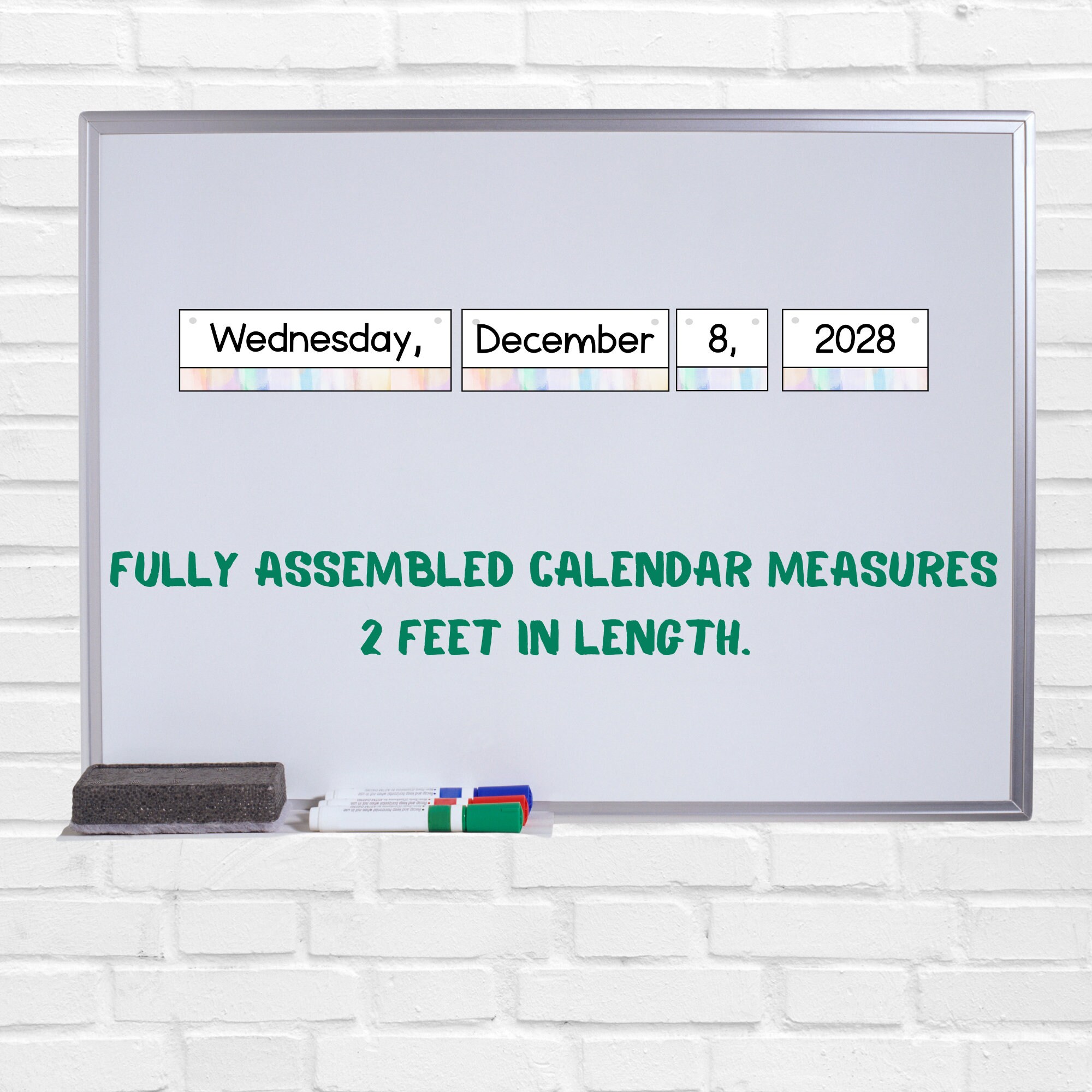 CLASSROOM FLIP CALENDAR Pastel Paint Pastel Decor - Etsy