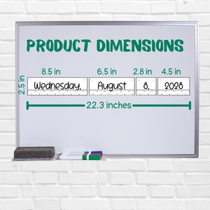 CLASSROOM FLIP CALENDAR Black and White Polka Dots - Etsy