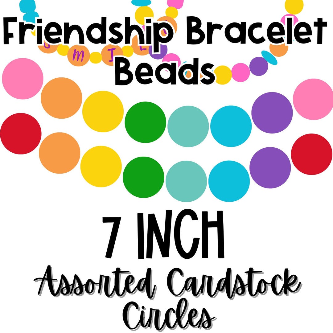 CUSTOM BULLETIN BOARD Letters 7 Inch Friendship Bracelet Bead Letters ...