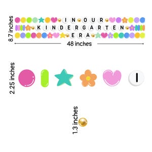 KINDERGARTEN ERA Bulletin Board Kit | Friendship Bracelete Bead ...