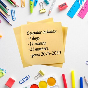 CLASSROOM FLIP CALENDAR | Pastel Rainbow Scribble | Calendar Set ...