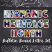 Hispanic Heritage Month Bulletin Board Letters | Classroom Decor - Etsy