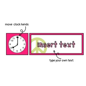 EDITABLE CLASS SCHEDULE Retro Tie Dye Classroom Decor Retro Classroom ...