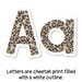 Custom 5" Cheetah Print Bulletin Board Letters - Etsy