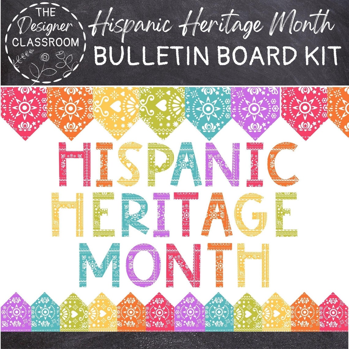 Hispanic Heritage Bulletin Board Decor: Papel Picado (PDF File) - Etsy