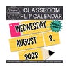 Pencil Flip Calendar Digital Download | Classroom Calendar | Teacher ...
