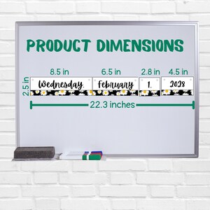 CLASSROOM FLIP CALENDAR| Daisy Classroom | Calendar Set | Classroom ...