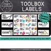 Classroom Drawer Labels With Cute Clip Art | Pastel Teacher Toolbox ...