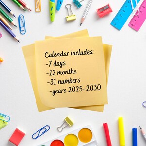 CLASSROOM FLIP CALENDAR | Bright Colors | Calendar Set | Rainbow ...