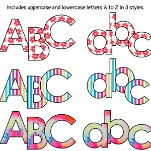BULLETIN BOARD LETTERS Retro Tie Dye Classroom Decor Retro Classroom ...