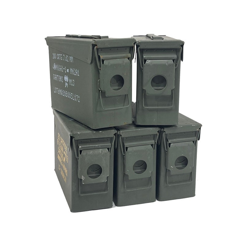 Used Ammo Cans 30 Cal aka M19A11 Grade 1 US Military Surplus 1, 5 or 10 ...