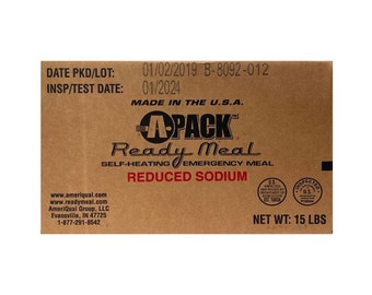 Ameriqual Apack MRE (meal Ready to Eat) Case 12 Meals - Etsy