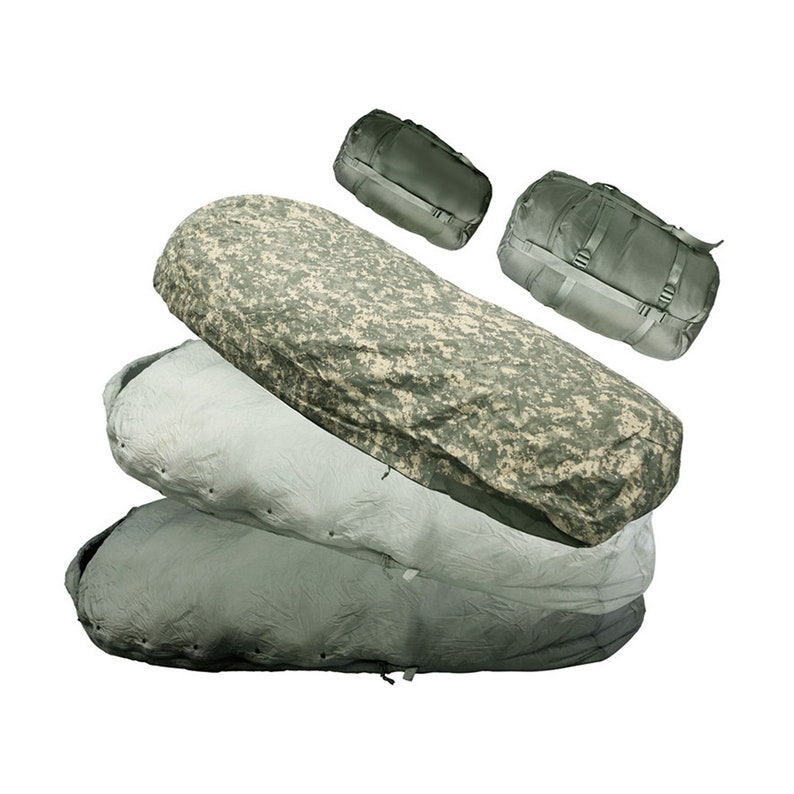 Super Combo Special 5-piece Modular Sleep System, 1 ACU Ruck, 1 Case ...