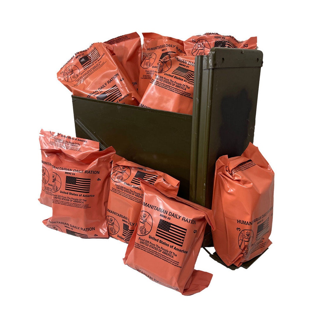 M548 (20mm) Ammo Can Used Grade 1 - HDR Meal (inspecting 8/25) Combo W ...