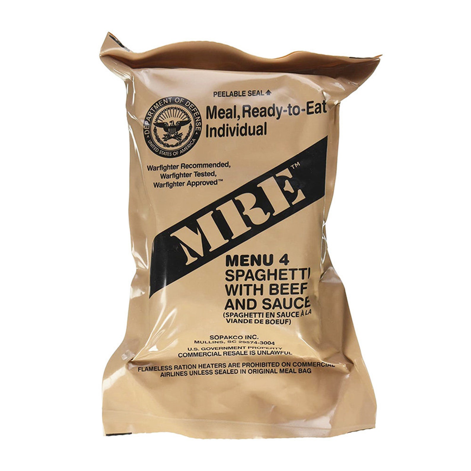 Military Mres (meals Ready-to-eat) Meals - Choose From 24 Menus! - Etsy