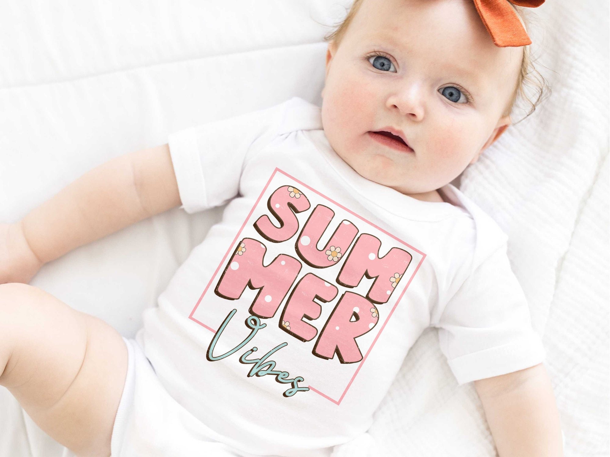 Summer Vibes Baby Onesie Baby Summer Outfit sold by Jim Sullivan | SKU ...
