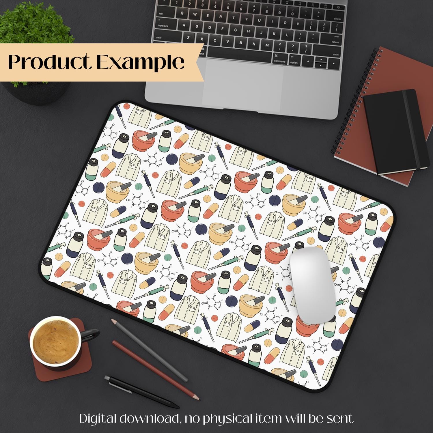 Pharmacy Theme Seamless Pattern PNG - Healthcare Digital Paper ...