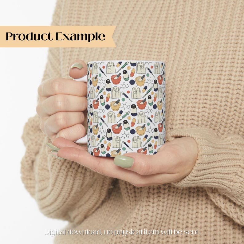 Pharmacy Theme Seamless Pattern PNG - Healthcare Digital Paper ...