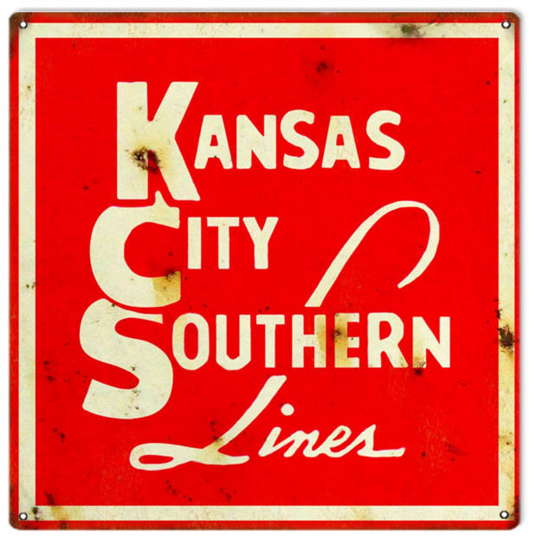 Kansas City Southern Lines 12"x12" Metal Sign - Etsy