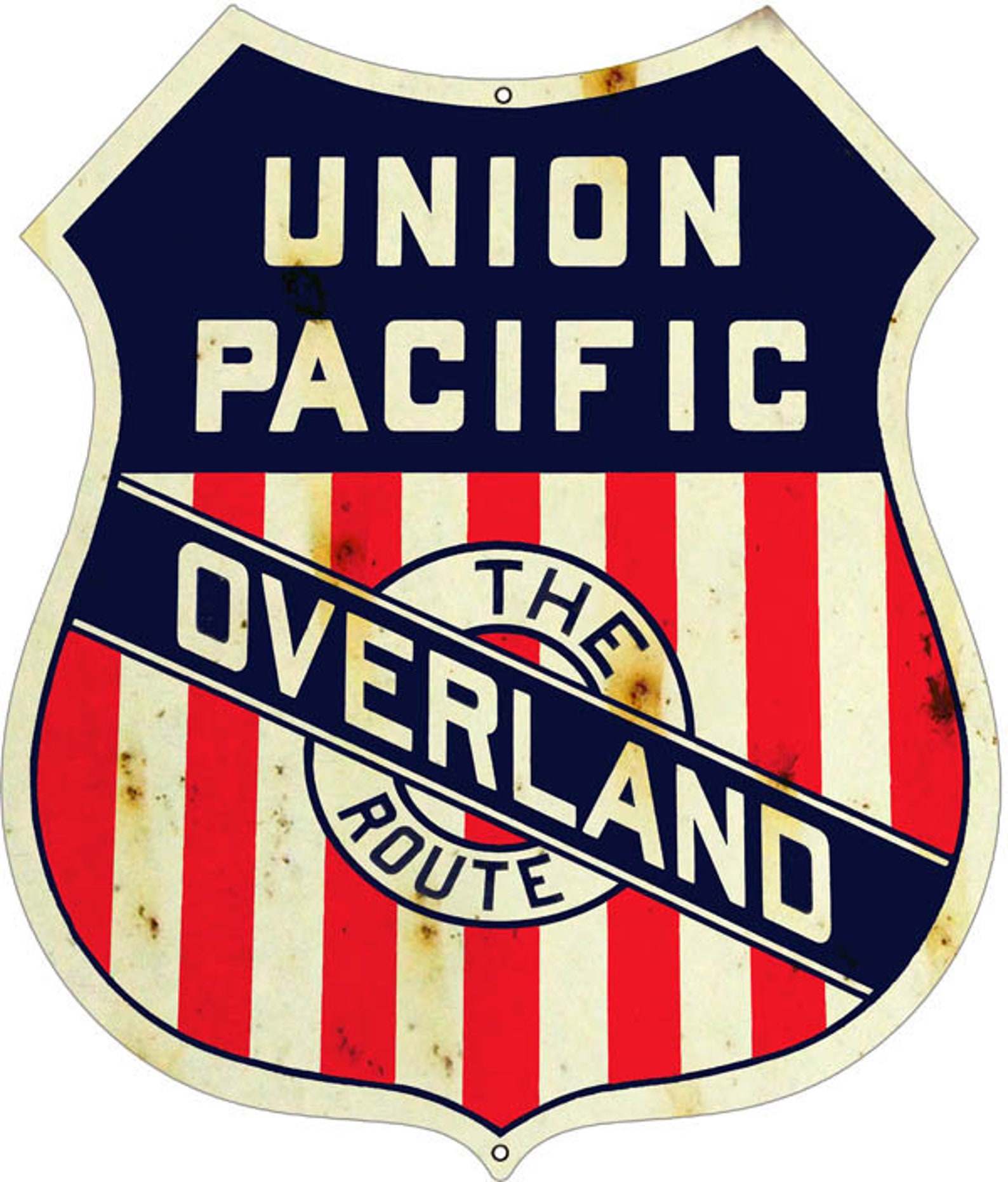 Union Pacific the Overland Route 12"x12" Laser Cut Out Sign - Etsy