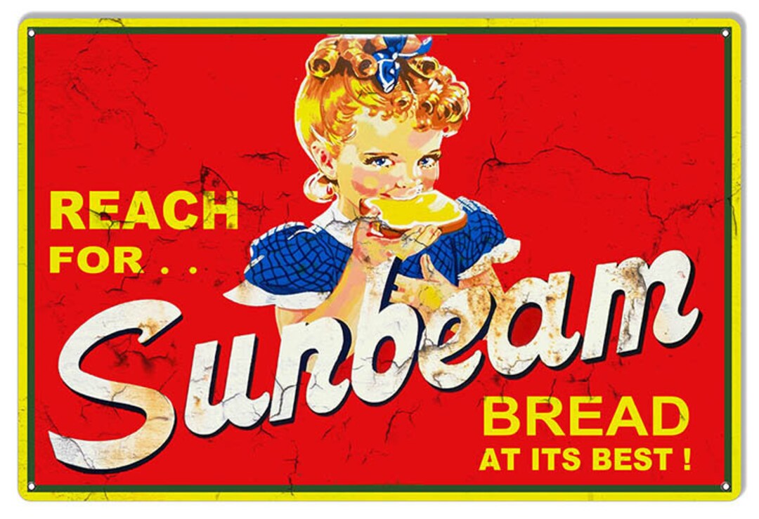 Sunbeam Bread Country Reproduction Sign - Etsy