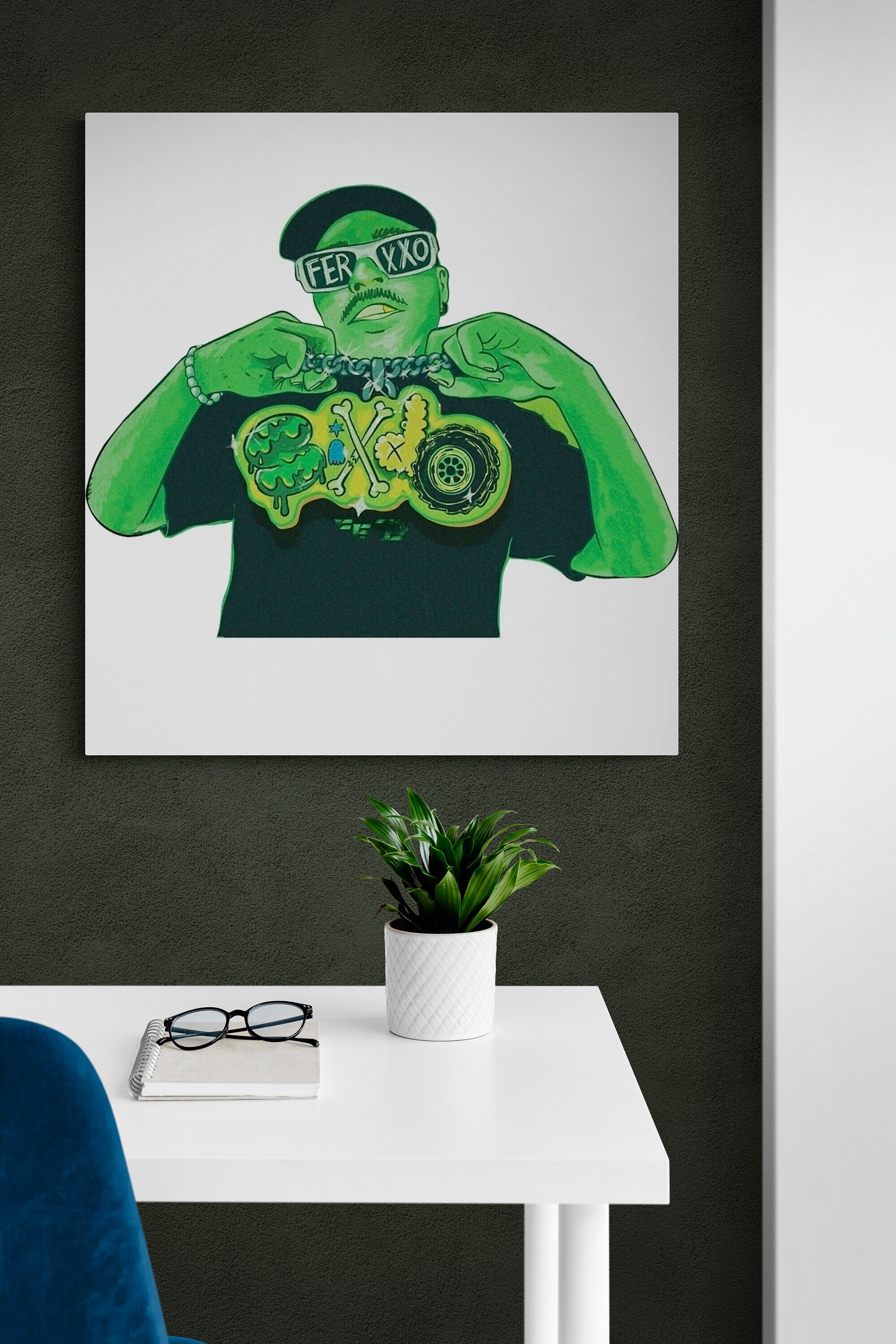 Feid Album Cover| SIXDO| Canvas Wall Art| Living Room Hanging| Ferxxo ...