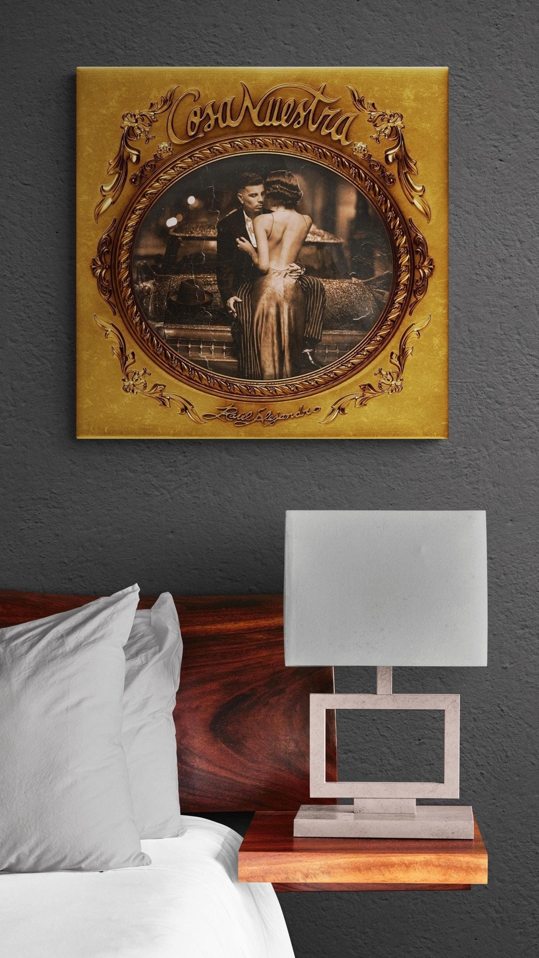 RAUW ALEJANDRO Cosa Nuestra Album Cover Canvas Wall Decor Cosa Nuestra ...