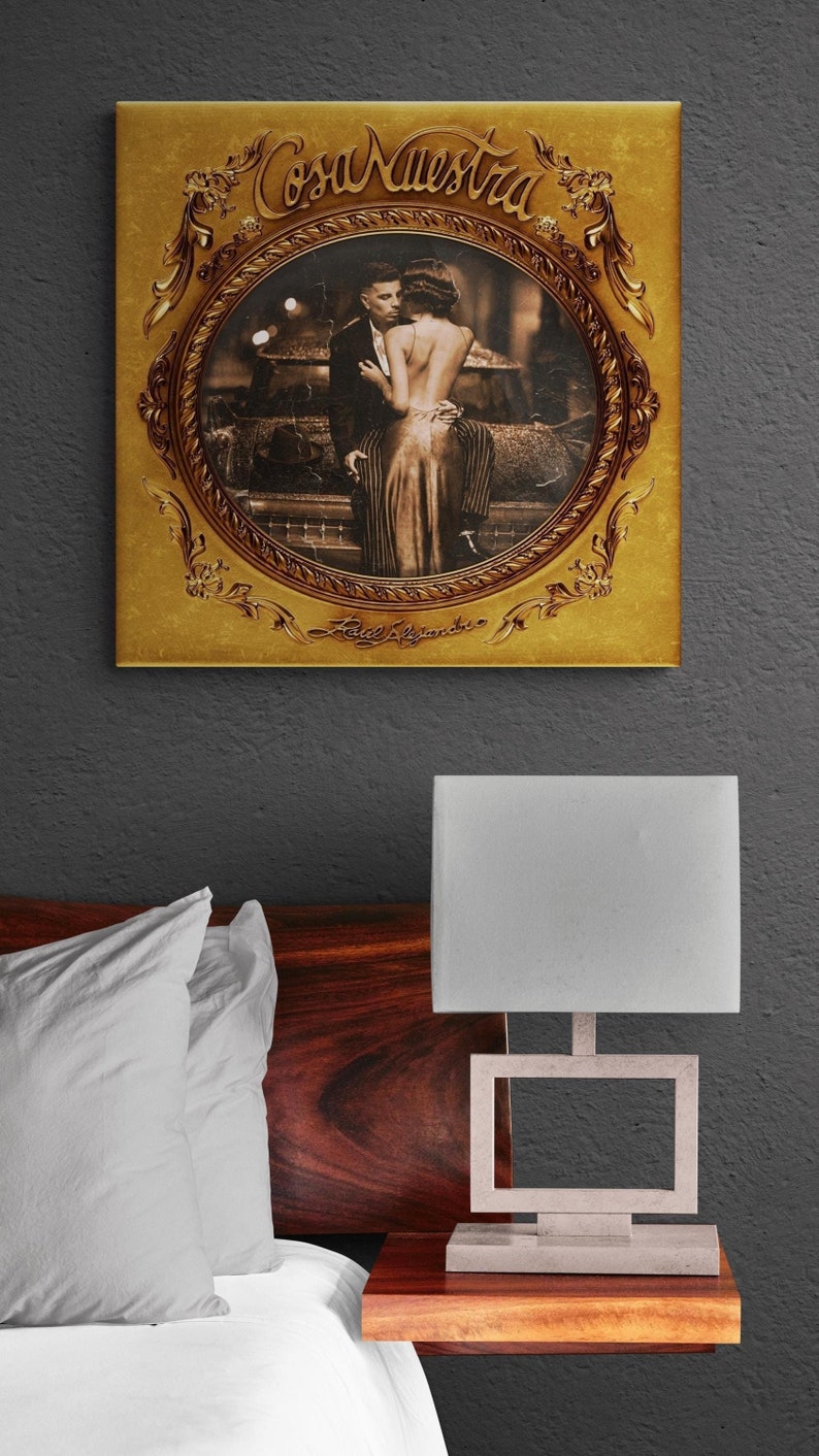 RAUW ALEJANDRO Cosa Nuestra Album Cover Canvas Wall Decor Cosa Nuestra ...