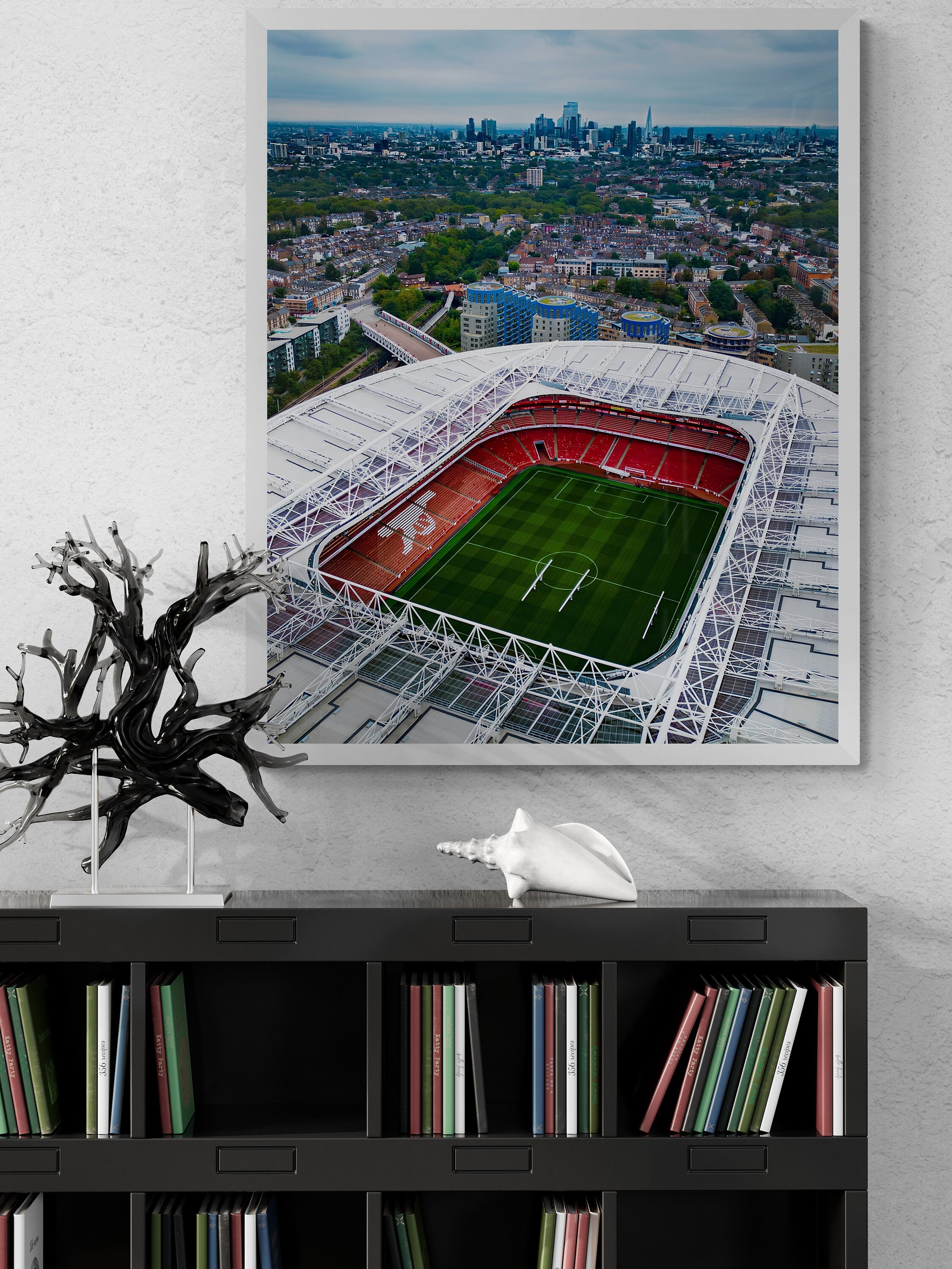 Arsenal Stadium Canvas Emirates Stadium Premier League Canvas Arsenal ...