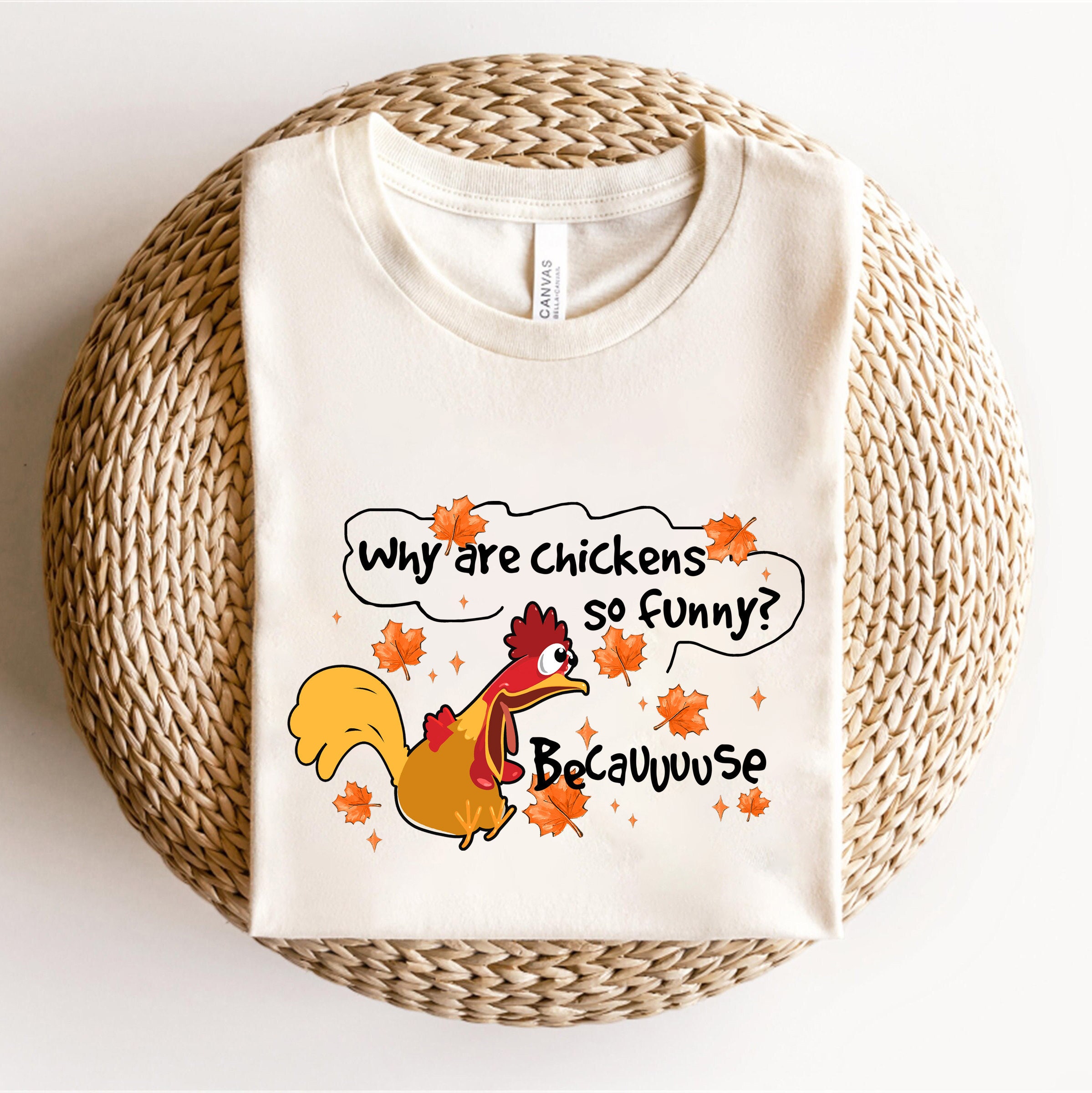 Why Are Chicken so Funny PNG Becauuuse Funny Turkey Thanks - Etsy