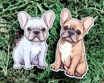 French Bulldog Sticker Frenchie Stickers Dog Sticker - Etsy