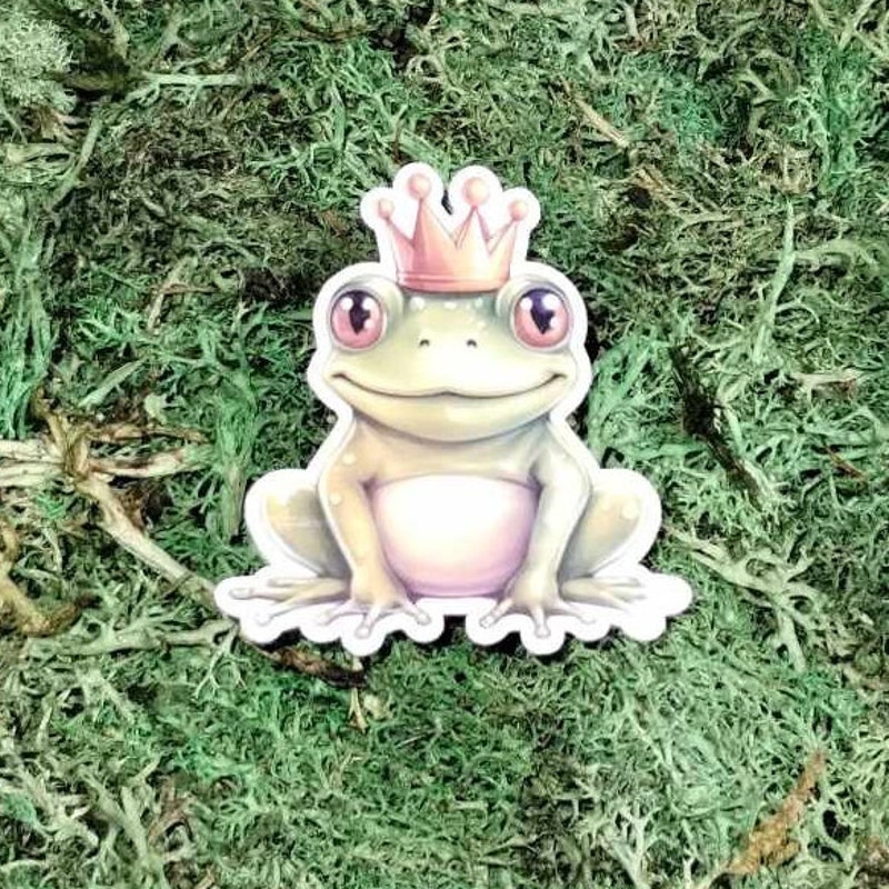 Frog With Crown - Etsy