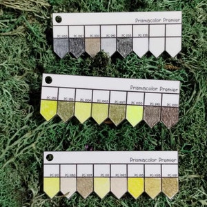 Prismacolor Premier 150 Color Swatch Kit, Colored Pencil Swatch, Marker ...