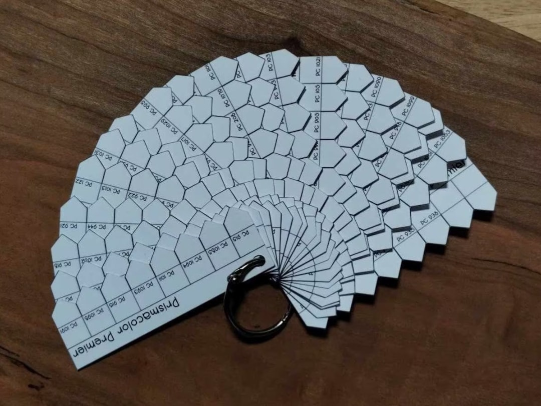 PDF Prismacolor Premier 150 Color Swatch Kit, PDF Printable, Colored ...