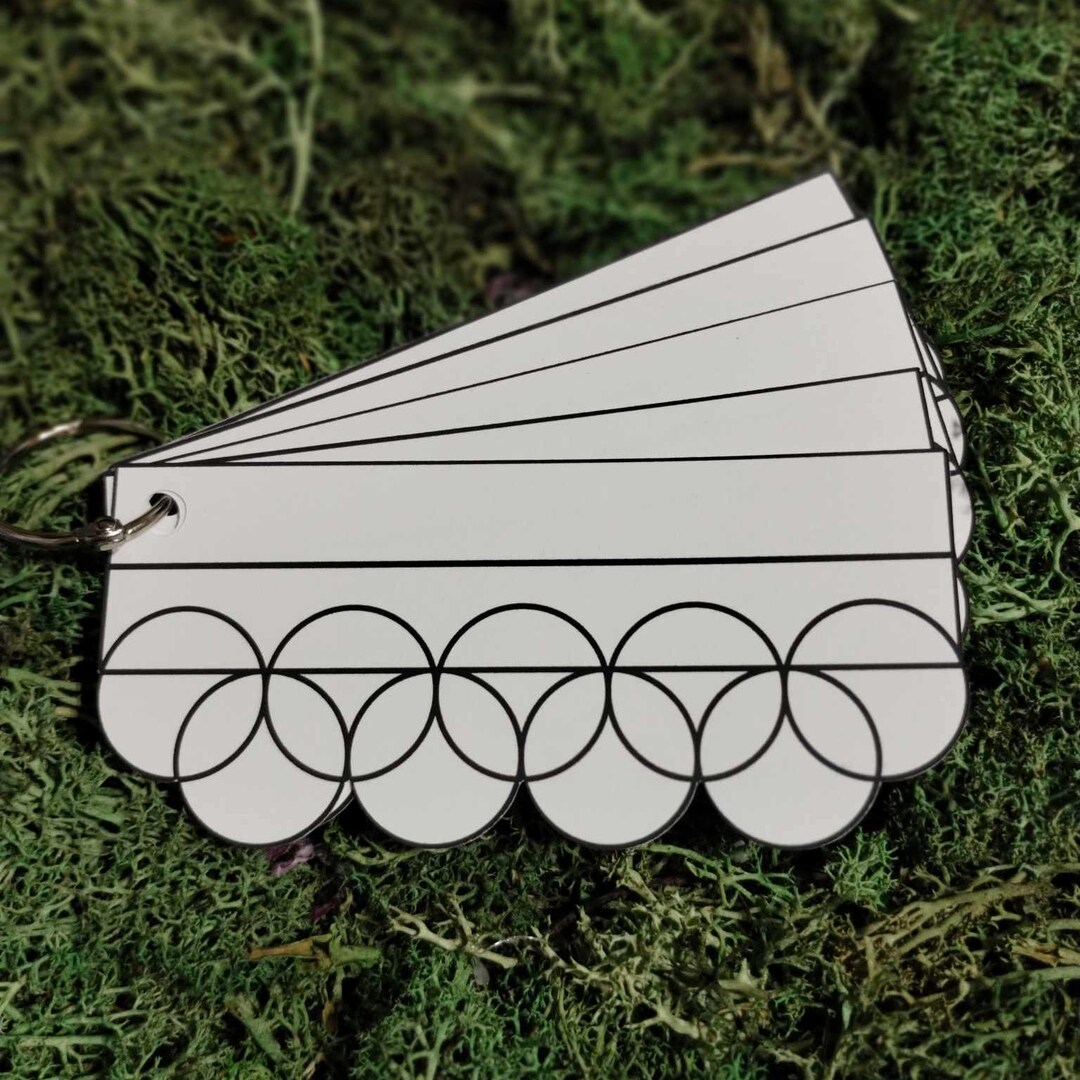 Blending Color Swatch Kit, Colored Pencil Swatch, Marker Swatches ...