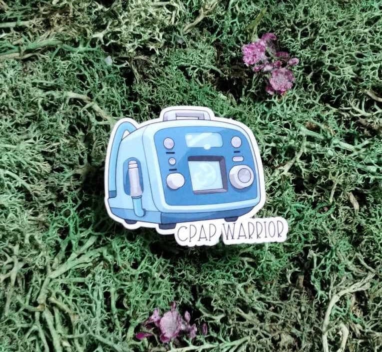 CPAP Warrior Machine Sticker Conquer Sleep Apnea Cpap - Etsy