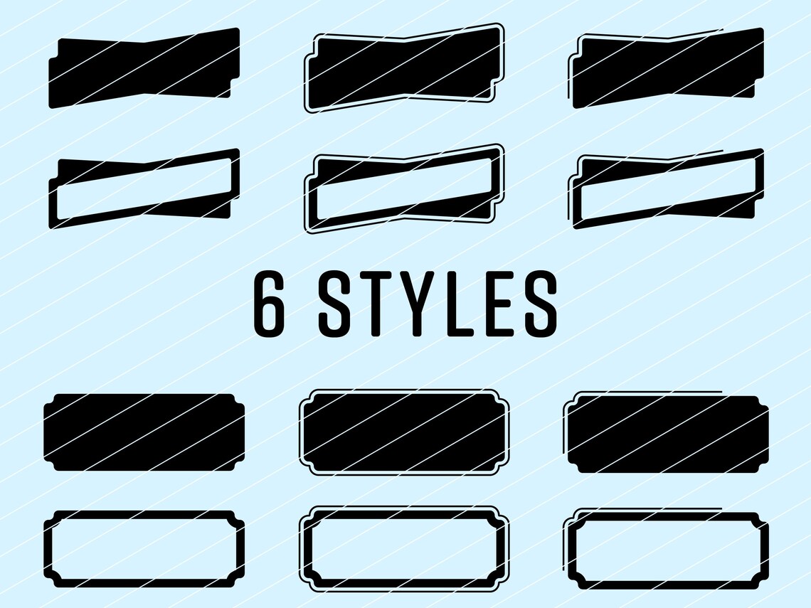 Label SVG, Name Tag SVG, Banner Svg, Tags, Scrapbook Outline, Caption ...