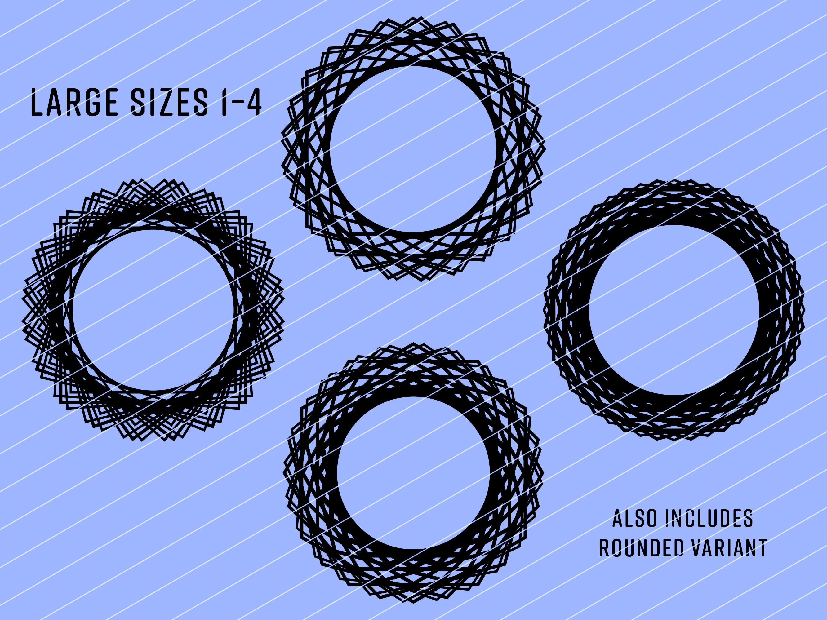 Circle Frame SVG, Monogram Circle, Lace Circle Svg, DXF, PNG, Frames ...