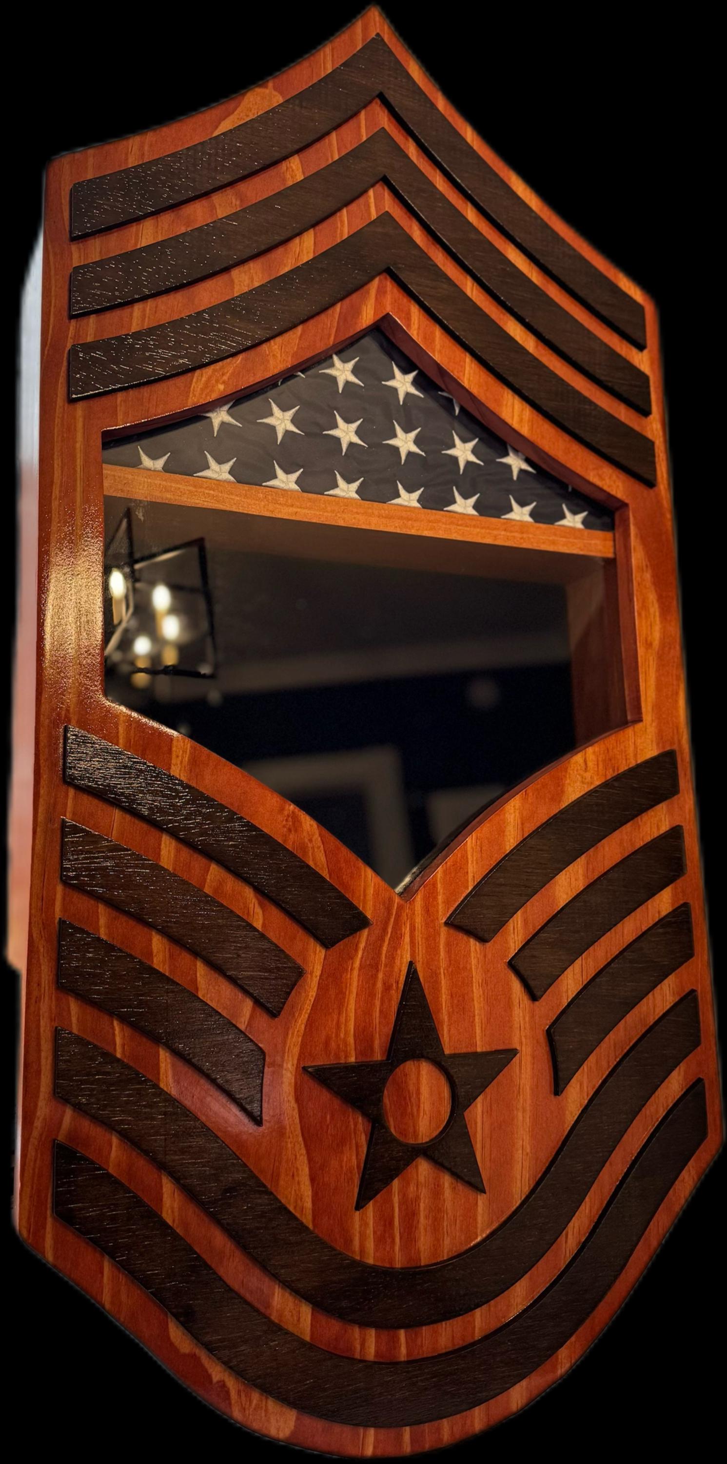 Air Force Rank Shadow Box - Etsy