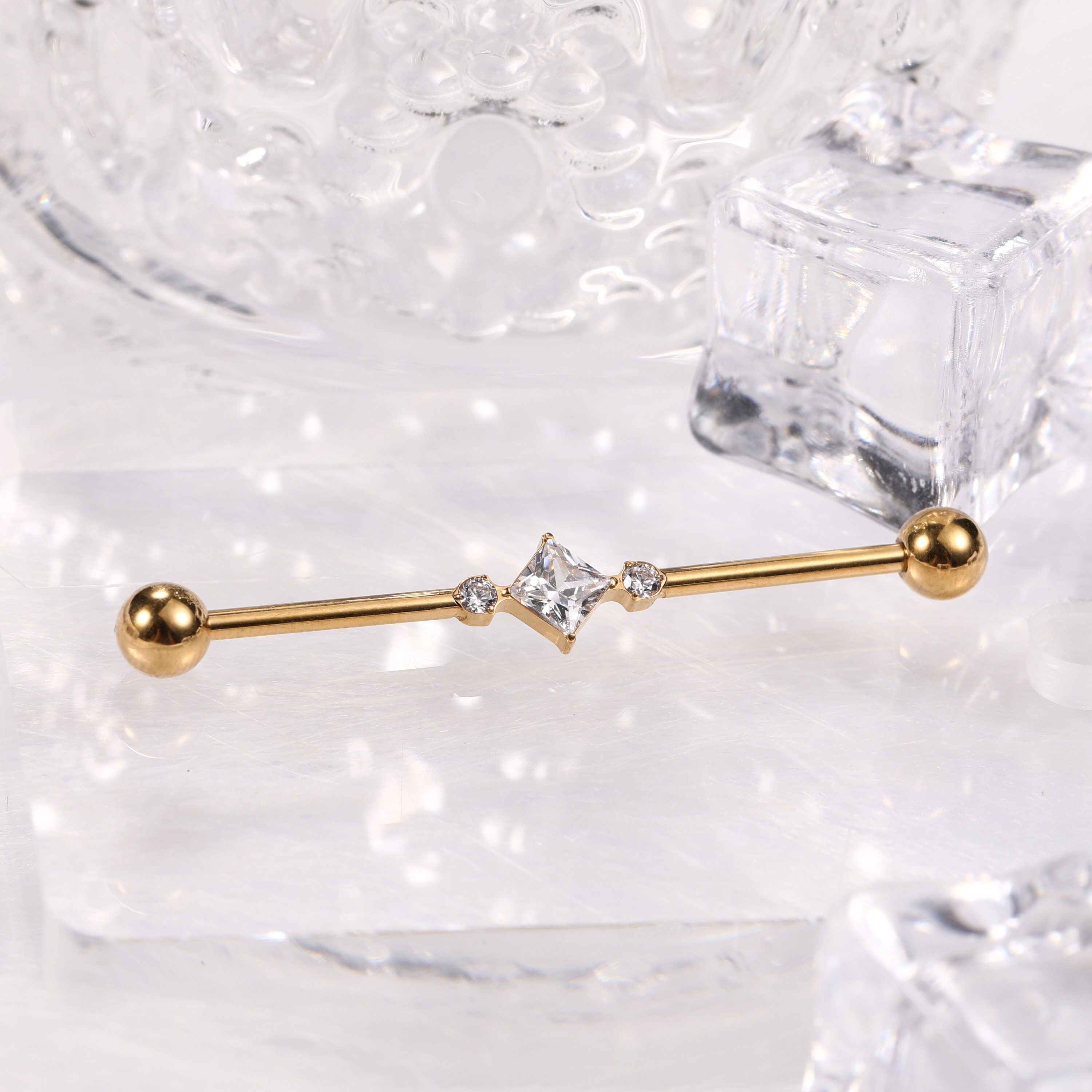 Industrial Bar Industrial Piercing Jewelry 14G Industrial - Etsy