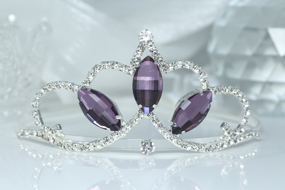Princess Sofia Tiara Amulet Clothing Accessories Crystal Crown Silver ...
