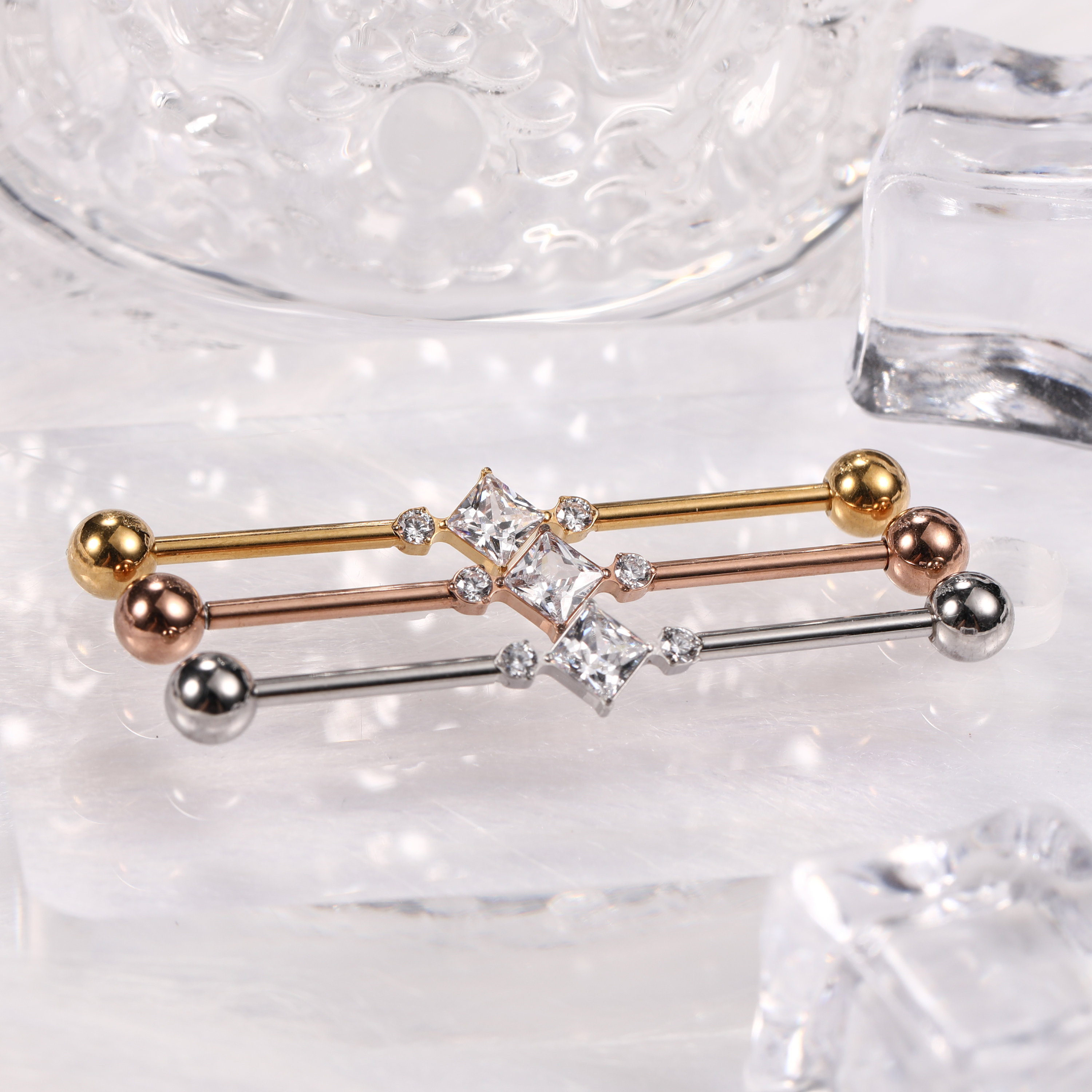 Industrial Bar Industrial Piercing Jewelry 14G Industrial - Etsy