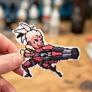 Overwatch 2 Sojourn Pixel Spray Vinyl Sticker Decal, Laptop, Phone ...