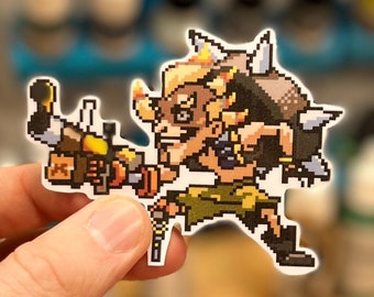 Kiljaeden Pixel Art Vinyl Sticker World of Warcraft Decal - Etsy