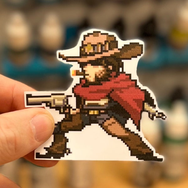 Overwatch Cassidy Sticker - Etsy UK
