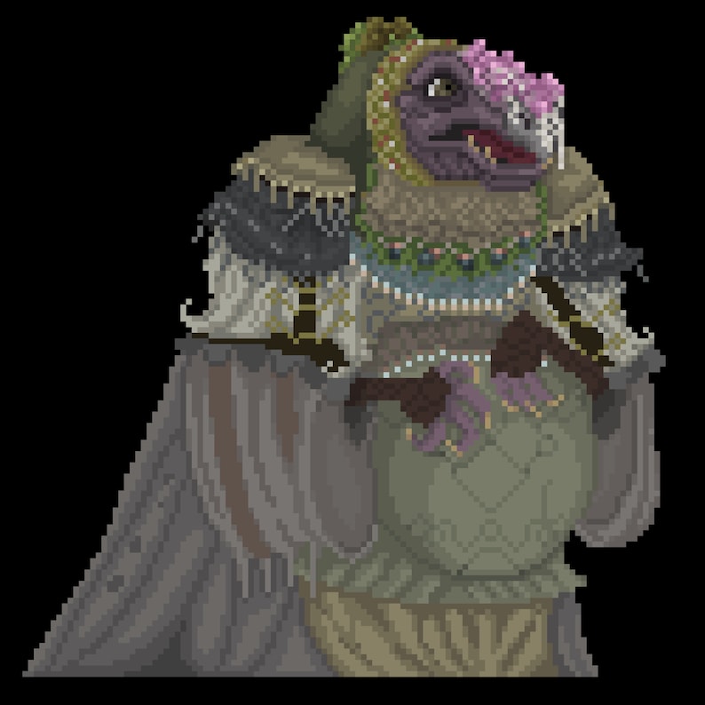 Skek’lach the Collector Skeksis Pixel Art Vinyl Stickerdecal, Laptop ...