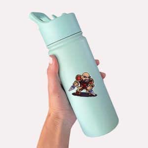 Scabbs Cutterbutter, Gnome Rogue, Pixel Art Vinyl Sticker World of ...