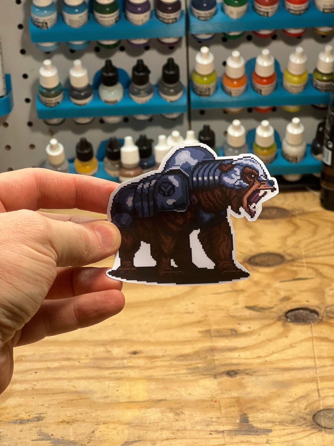 Trinket the Bear Pixel Art Vinyl Sticker Critical Role Decal, Laptop ...