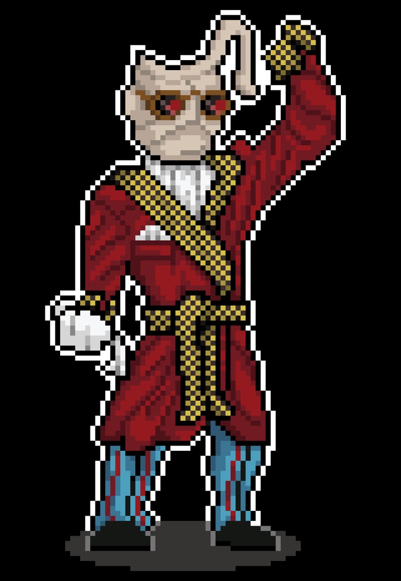 Pixel Art Invisible Man Sticker Vinyl Decal Laptop Phone - Etsy