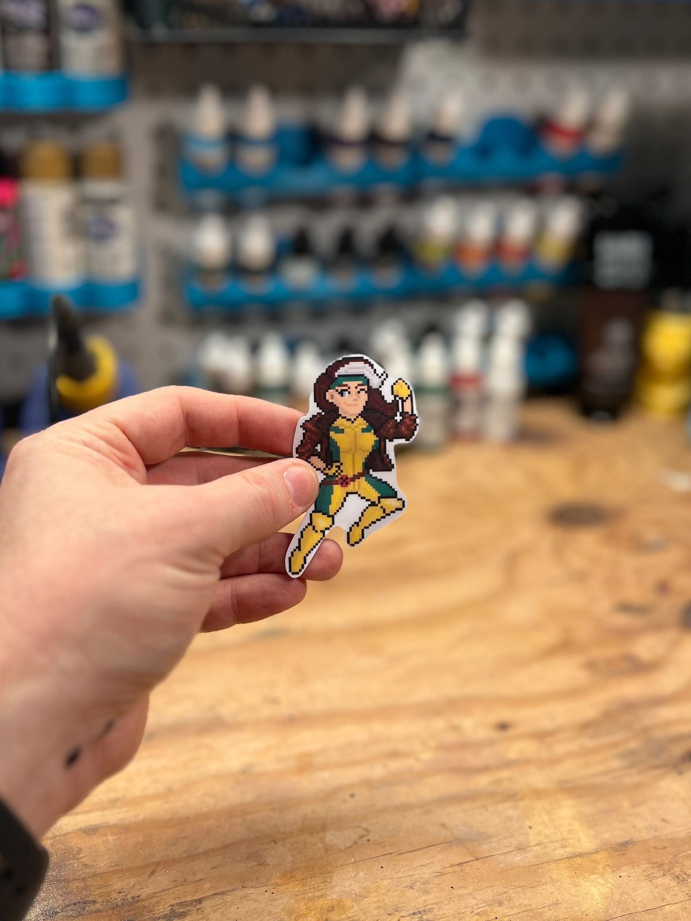 Rogue X-men Pixel Art Vinyl Stickerdecal Laptop Phone - Etsy